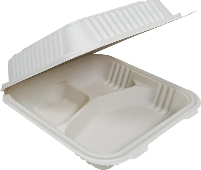 Corn Starch Clamshell Container – Econo Wholesale
