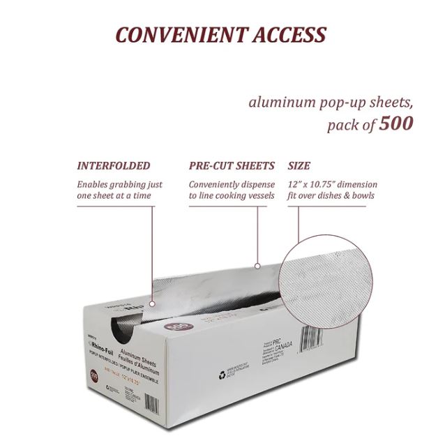 Alum. Foil Pop up Sheets – Econo Wholesale