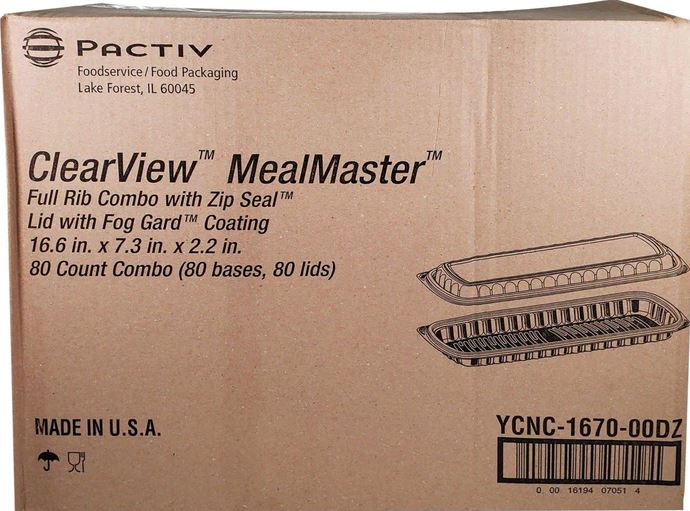 Full Slab Rib Container – Econo Wholesale