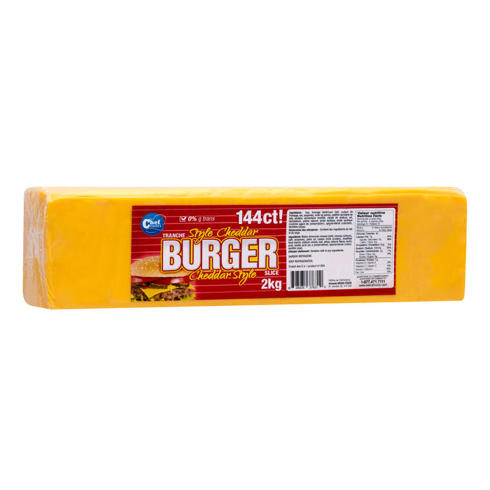 Burger Cheddar Slice Cheese – Econo Wholesale