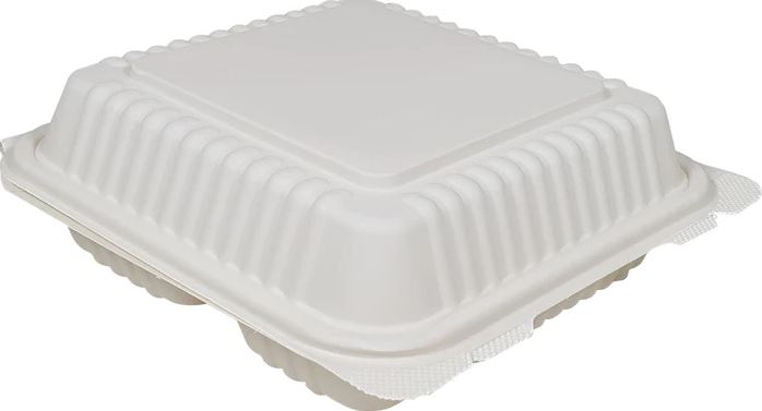 Corn Starch Clamshell Container – Econo Wholesale